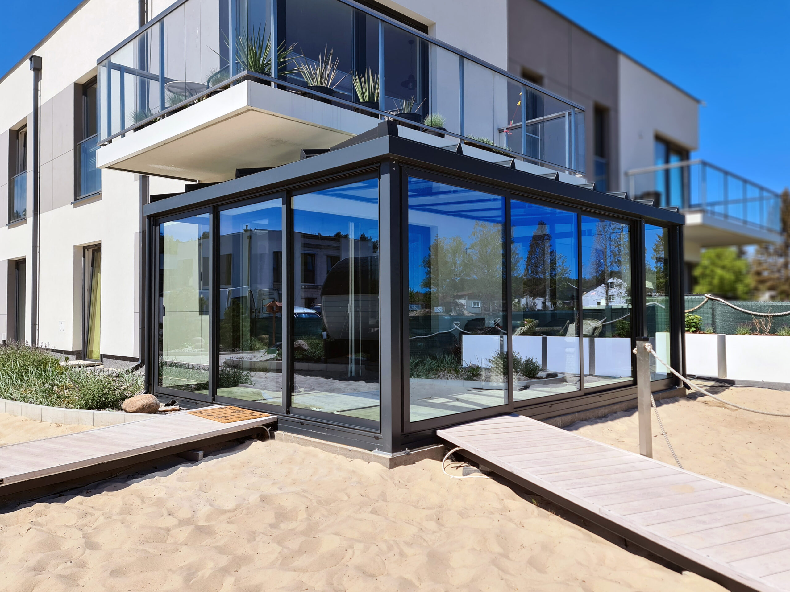 Year-round conservatory by the sea in Ustka