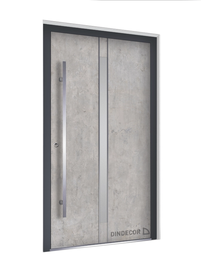 DINDECOR Natural - Porte d'entrée - Zen Aluminium