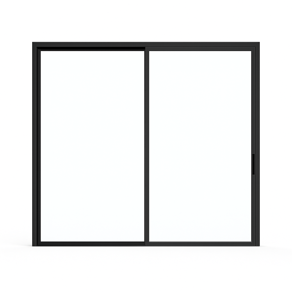 Okno przesuwne aluminiowe Cortizo Cor Vision 200x200 cm na taras ogród ...